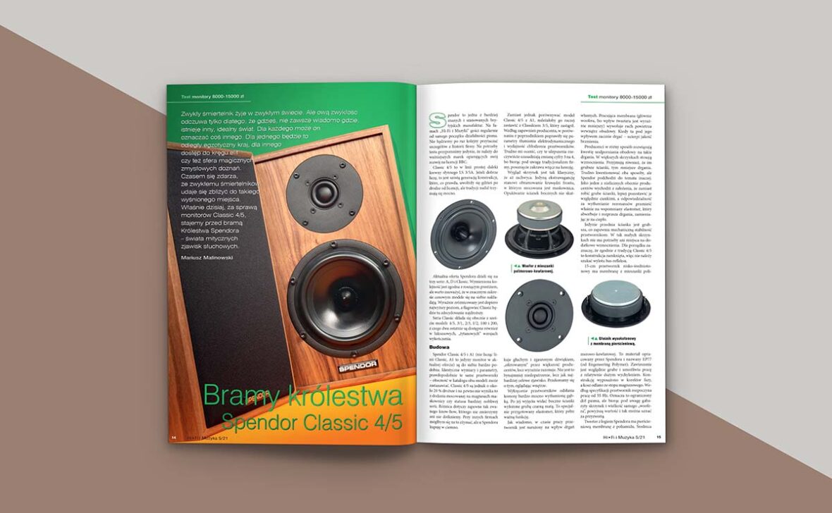 Spendor Classic 4/5 • Hi-Fi i Muzyka – Spendor